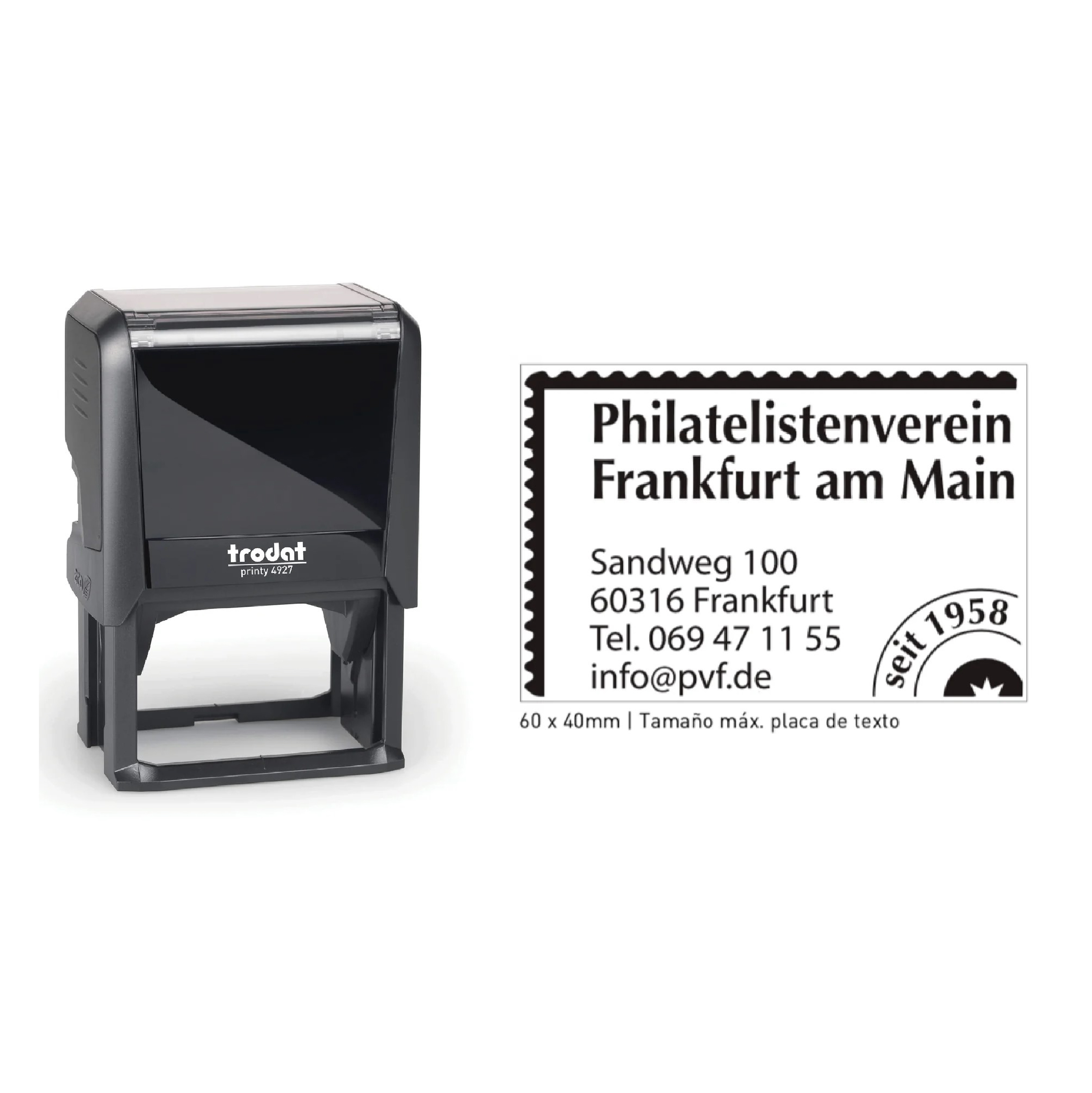 SELLO AUTOENTITABLE 60X40mm – OTB Publicidad & Marketing
